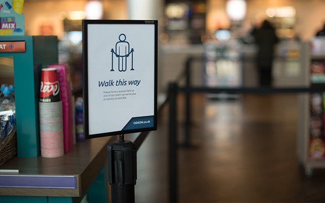 Queue Signage | Stanchion Sign Holders & Stands