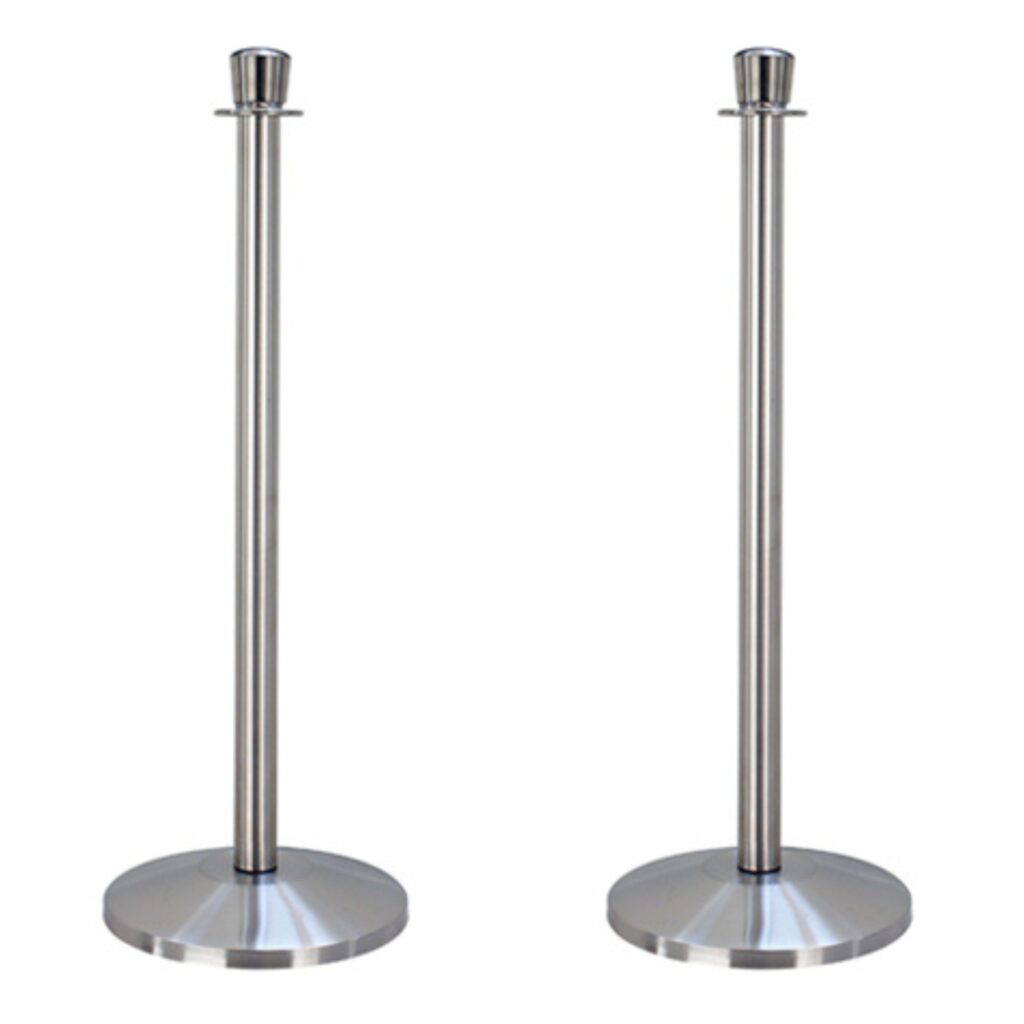 QueueWay® Economy Post and Rope Stanchion 2 Pack