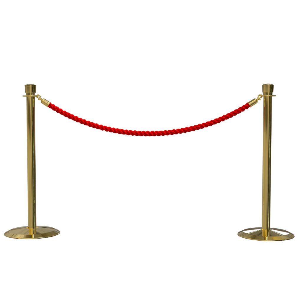 Lawrence® Contemporary Post and Rope Twin Pack | Tensator