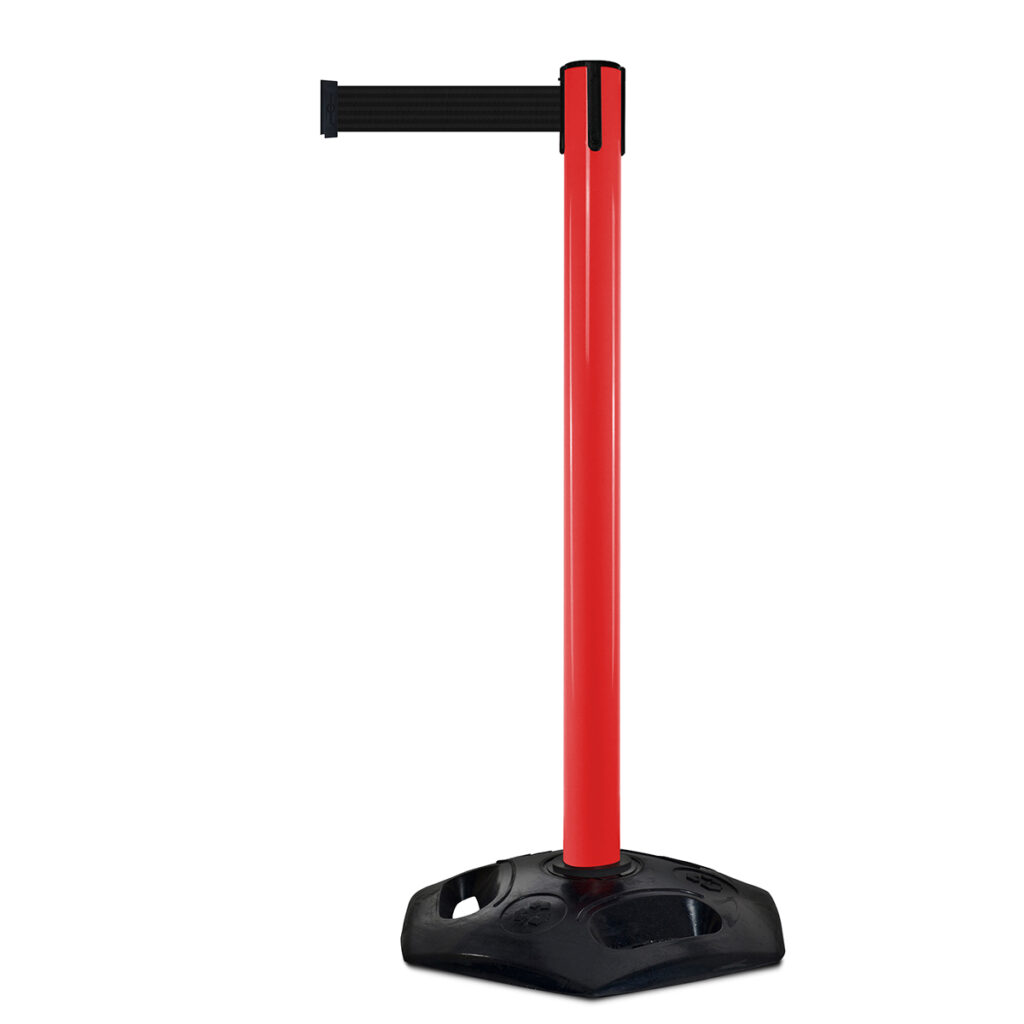 Retractable Safety Barrier | Tensabarrier® Facility Post | Tensator