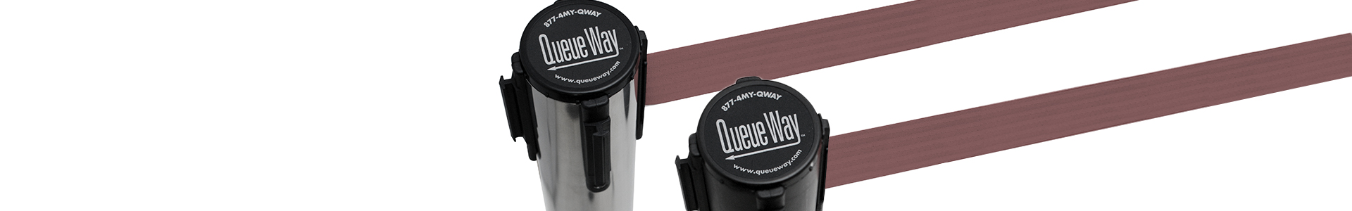 QueueWay® Retractable Belt Stanchions | Cheap Queue Barriers
