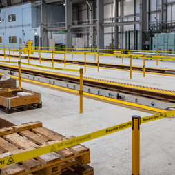 Vehicle Inspection Pit Barriers | Open Pit Safety | Tensator