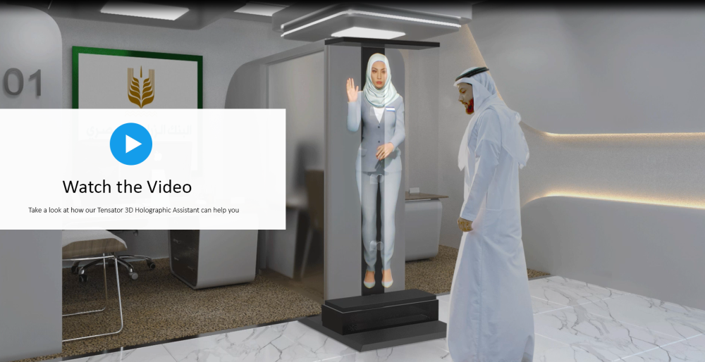 Tensator® Holographic Virtual Assistant | Tensator Group